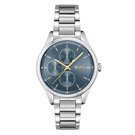 Relógio Grand Course Azul Aço