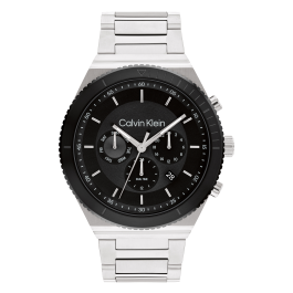 Relógio Homem Preto em Aço