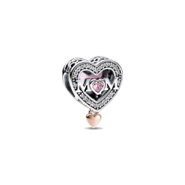 Conta Mum Heart com Zircónias