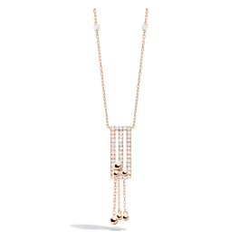 Colar Cosmic Spell Ouro Rosa E Diamantes